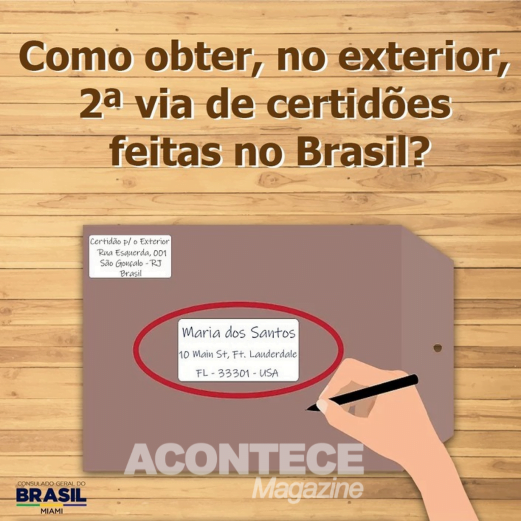 Como obter 2ª via de Certidões do Brasil no Exterior - Acontece